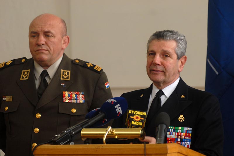 Predavanje admirala Di Paole na Hrvatskom vojnom učilištu - MORH