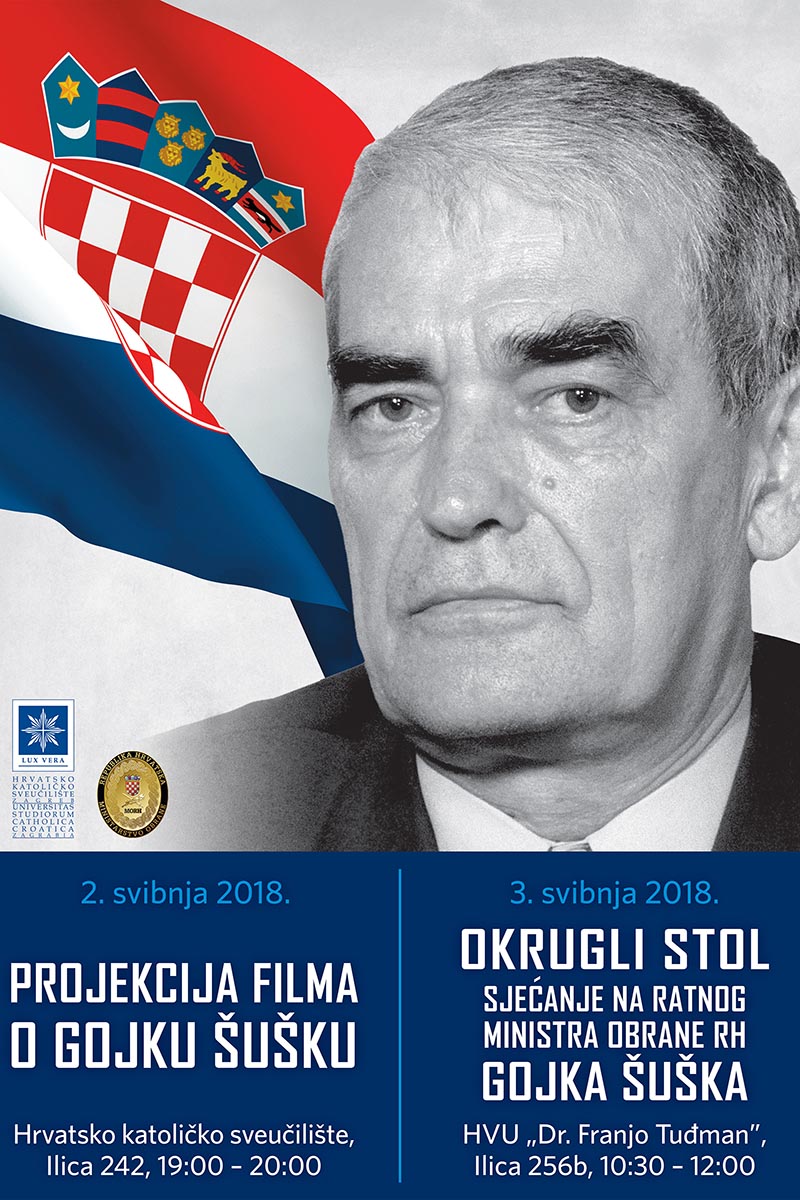 Projekcija dokumentarnog filma Gojko Šušak – Pobjednik iz sjene - MORH