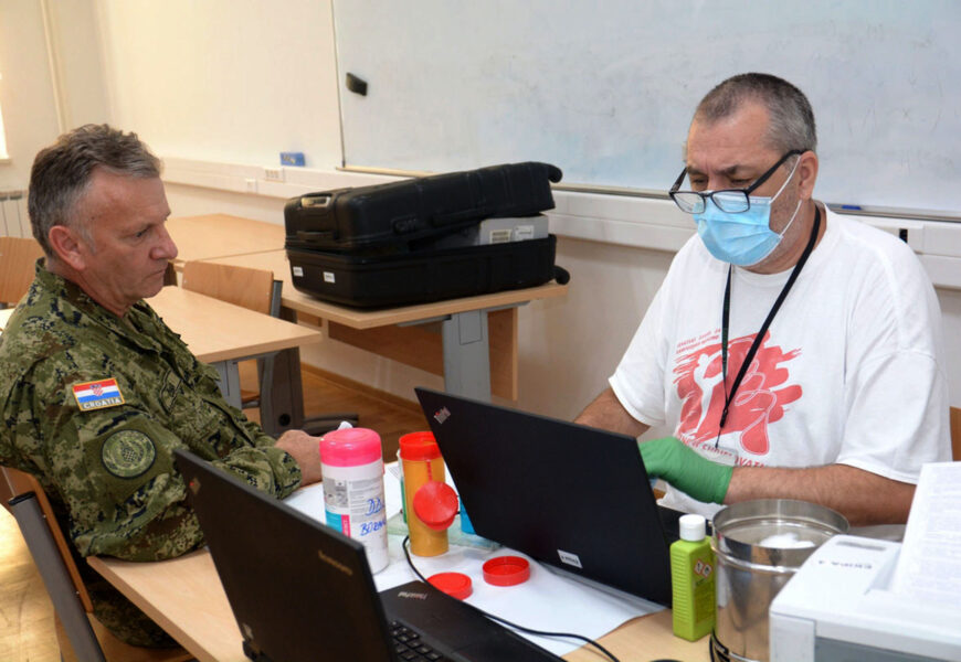 Dobrovoljno darivanje krvi na Hrvatskom vojnom učilištu - MORH