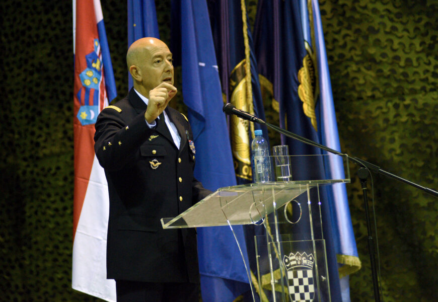 Zapovjednik NATO ACT general zbora Philippe Lavigne (SACT) na HVU "Dr. Franjo Tuđman" - MORH